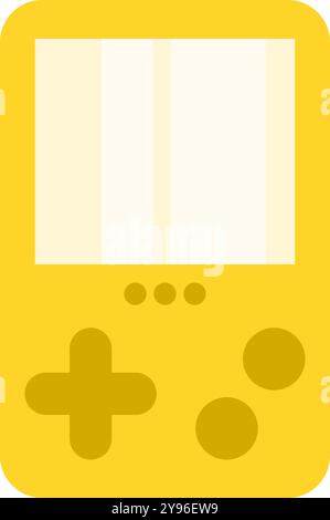 yellow video game control Stock Vector Image & Art - Alamy