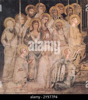 SIMONE MARTINI (b. 1280/85, Siena, d. 1344, Avignon) Polyptych of Santa ...