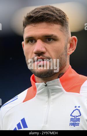 Morato of Nottingham Forest during the Premier League match between ...