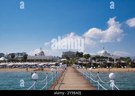 beach view of the 5 star Kaya Artemis Resort hotel in Bafra, Northern ...