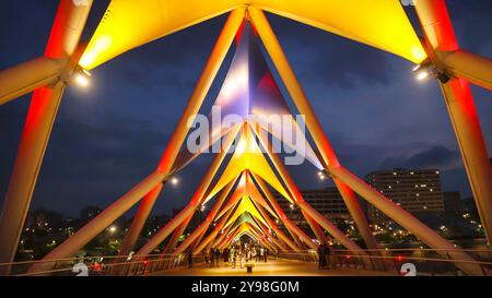 Atal Bridge Sabarmati River Ahmedabad Gujarat India Stock Photo - Alamy