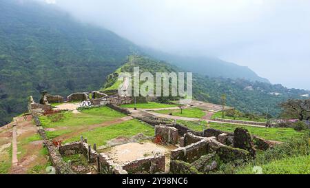 Ruined fort view of King Patai, 14th-century Rajput king Jaysingh ...