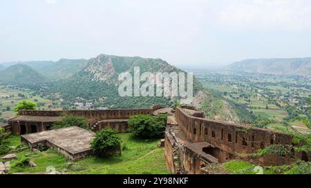 Ruined fort palace of Pratapgarh Fort, a 15th-century fort, Pratapgarh ...