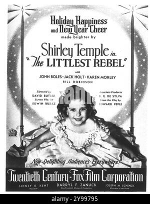 THE LITTLEST REBEL, Shirley Temple, 1935, TM & Copyright © 20th Century ...