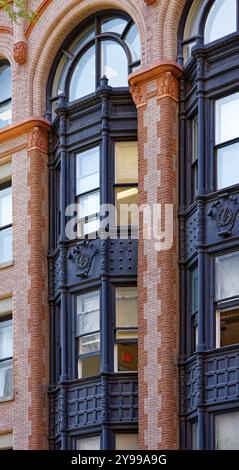 Ahrens Building, built 1895, was carefully restored to showcase ...