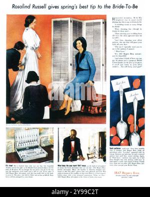 American actress Rosalind Russell, USA 1950s Stock Photo - Alamy