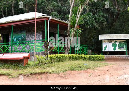 Montagne d'Ambre National Park, entrance. Antsiranana, Diana region ...