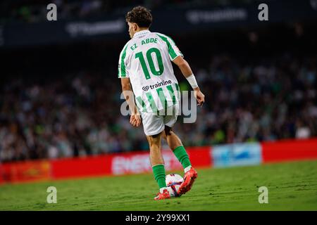 Abde EZZALZOULI (Ez ABDE) of Real Betis Balompie celebrates his goal ...