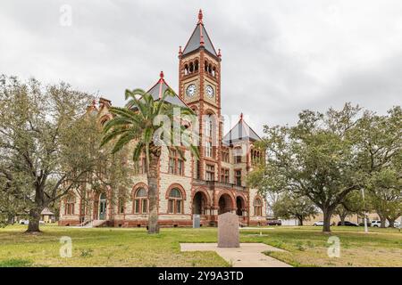 Cuero, Texas, United States. The DeWitt County Courthouse in Cuero ...