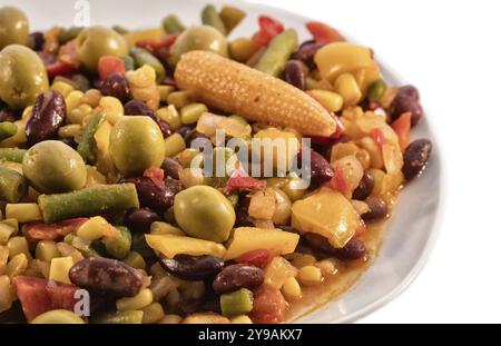 Roasted vegetables in Mexican style Stock Photo - Alamy