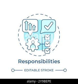 Checklist sop soft blue concept icon Stock Vector Image & Art - Alamy