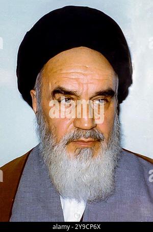 Ruhollah Khomeini (1900 ? 1989) Iranian Islamic revolutionary ...