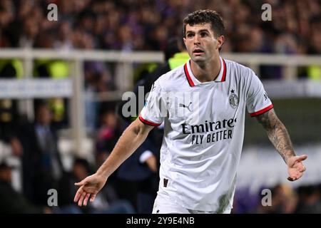 AC Milan's midfielder Christian Pulisic during ACF Fiorentina vs AC ...