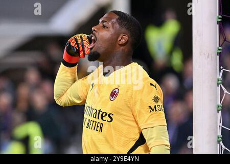 Mike Maignan (Milan) during ACF Fiorentina vs AC Milan, Italian soccer ...