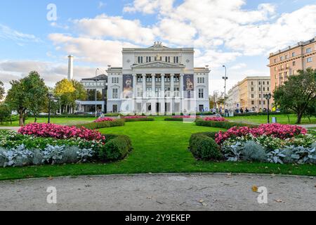 The Latvian National Opera and Ballet in Riga Stock Photo - Alamy