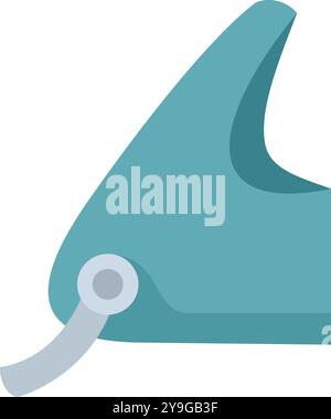 recovery cervical neck collar cartoon vector illustration Stock Vector ...