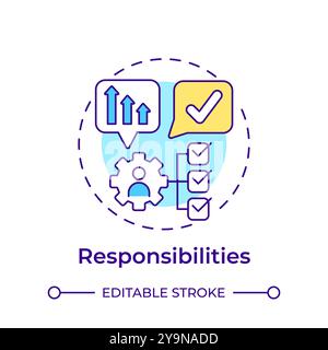 Checklist sop multi color concept icon Stock Vector Image & Art - Alamy