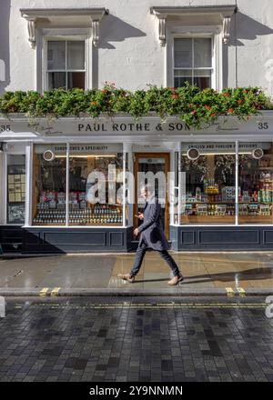 Exterior of Paul Rothe & Son deli in Marylebone, London , United ...