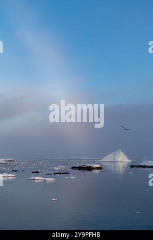 White rainbow in Antarctica over the ocean Stock Photo - Alamy