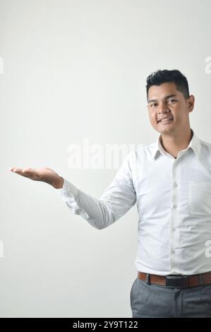 Asian male cupped palms Stock Photo - Alamy