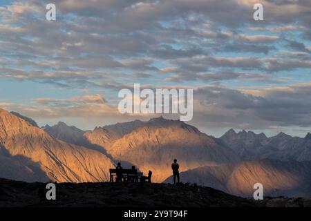 Sunset over the Sarfaranga Cold Desert, Skardu, Baltistan, Pakistan ...