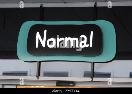 Copenhagen/ Denmark/11 October 2024/ Normal store shoppers in danish ...