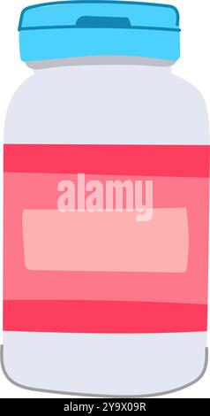 amoxicillin antibiotic pills cartoon vector illustration Stock Vector ...
