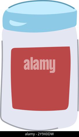 amoxicillin antibiotic pills cartoon vector illustration Stock Vector ...