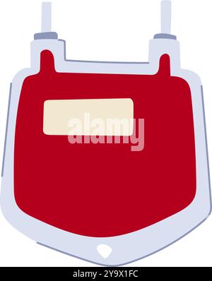 platelets blood donor bag cartoon vector illustration Stock Vector ...