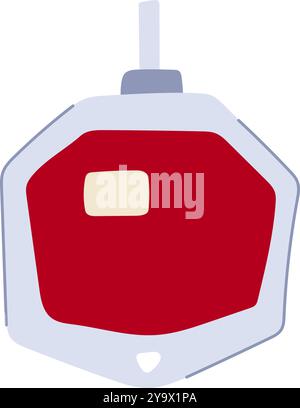 platelets blood donor bag cartoon vector illustration Stock Vector ...