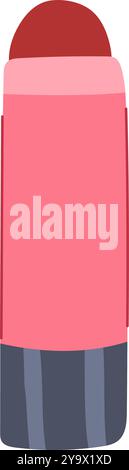 beauty blush compact cartoon vector illustration Stock Vector Image ...