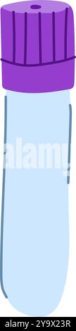 centrifuge blood test vial cartoon vector illustration Stock Vector ...
