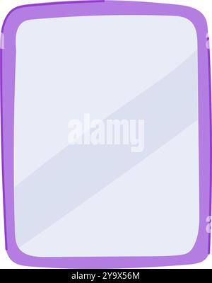 handheld compact mirror cartoon vector illustration Stock Vector Image ...