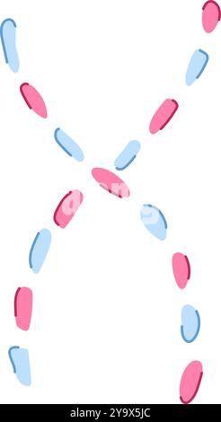 translation dna spiral cartoon vector illustration Stock Vector Image ...