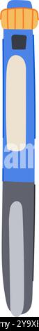 needle insulin pen cartoon vector illustration Stock Vector Image & Art ...