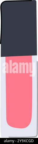 long lip gloss cartoon vector illustration Stock Vector Image & Art - Alamy