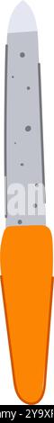 grooming nail file cartoon vector illustration Stock Vector Image & Art ...