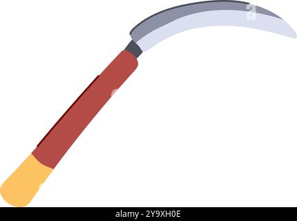 sharpen scythe cartoon vector illustration Stock Vector Image & Art - Alamy