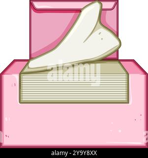 Disposable wipes cartoon vector illustration Stock Vector Image & Art ...