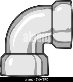 adapter pipe elbow cartoon vector illustration Stock Vector Image & Art ...