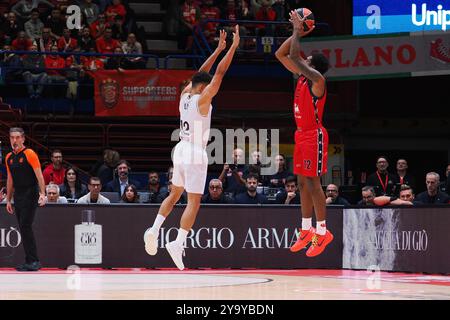 Armoni Brooks (EA7 Emporio Armani Olimpia Milano) during EA7 Emporio Armani Milano vs ...