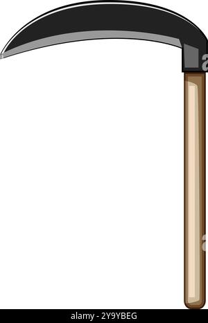 sharpen scythe cartoon vector illustration Stock Vector Image & Art - Alamy