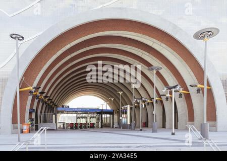 MELBOURNE, AUSTRALIA, AUGUST 18: Arden Station built as part of the ...