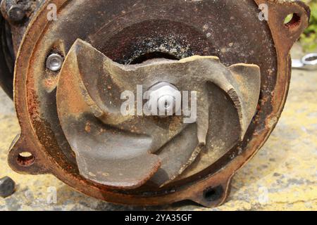 broken impeller on a sewage pump Stock Photo - Alamy