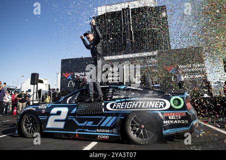Austin Cindric celebrates his win after a NASCAR Xfinity Series auto ...