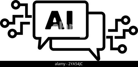 Generative AI artificial intelligence icon set collection creative ...