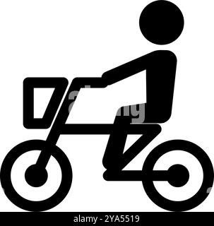 person riding bike icon Stock Vector Image & Art - Alamy