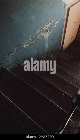 Old staircase in a slum house Stock Photo - Alamy