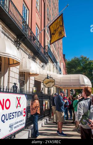 Boston Common is a large park that provides great views of surrounding ...