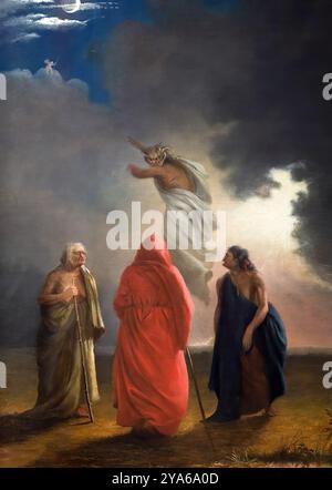 A scene depicting the three witches from Shakespeare's 'Macbeth ...